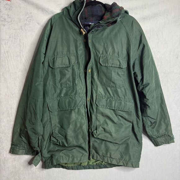 Woolrich | Jackets & Coats | Vintage Woolrich Barn Coat Men L Green ...